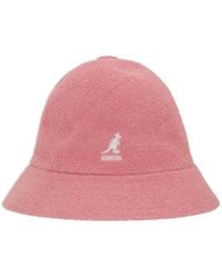 Kangol Salvaged Logo-Patch Hat in Natural | Lyst UK