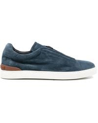 JOHN HARRISON Suede Panelled Sneakers in Brown for Men | Lyst UK