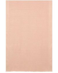 Ferragamo Gancini Jacquard Scarf in Blue | Lyst UK