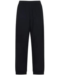 Giorgio Armani Stripe Logo Trousers in Grey for Men | Lyst UK