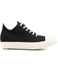 Rick Owens Panelled Toe-Cap Sneakers in Black for Men | Lyst UK