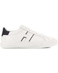 Hogan Logo Mesh Sneakers in Natural for Men | Lyst UK