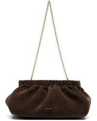 DeMellier Miami Suede Clutch Bag in Blue | Lyst UK