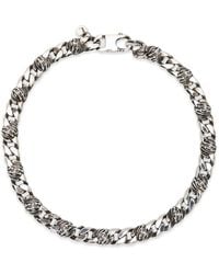 Leonardo Valentini Collier À Détails De Clous in Metallic for Men | Lyst UK