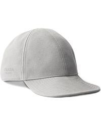 Prada Logo Baseball Cap in Brown for Men | Lyst UK