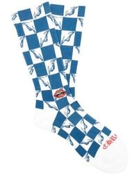 Chrome Hearts 99 Eyes Socks in Green for Men | Lyst UK