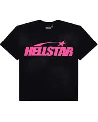 HELLSTAR Logo-Print T-Shirt in Black for Men | Lyst UK