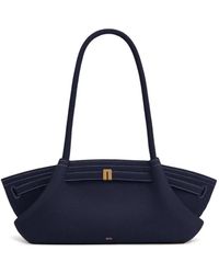 JW PEI Mini Hana Contrast-Stitch Pebbled Tote Bag in Black | Lyst UK
