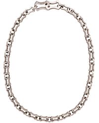Prada Chain Necklace in Metallic for Men - Lyst