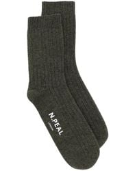 N.Peal Cashmere House Socks in Grey for Men | Lyst UK