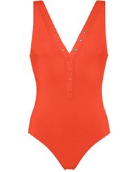 Eres 'icône' One-piece Swimsuit in Green | Lyst UK