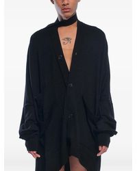ROT The Iconic Coat Oversized Cardigan in Brown | Lyst UK