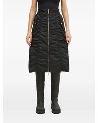 Alpha Industries Zip Gathered Midi Skirt in Green | Lyst UK