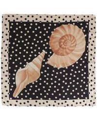 Brigitte Bardot Polka-Dot V-Neck Midi Beach Dresses in White | Lyst UK