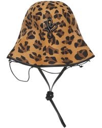 Ruslan Baginskiy Leopard-Print Trapper Hat in Grey | Lyst UK