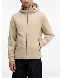 Guess Faded-Effect Logo-Patch Jacket in Grey for Men | Lyst UK
