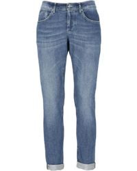 Dondup Logo-Detail Regular Jeans in Blue for Men | Lyst
