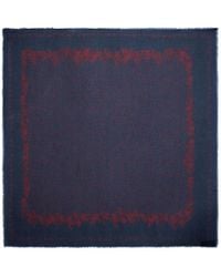Zadig & Voltaire Kerry Hearts Scarf in Red | Lyst UK