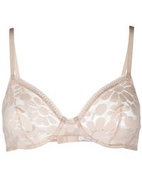 Eres Cerise Full-Cup Lace Bra in Pink | Lyst UK
