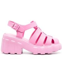 Melissa Megan Sandals in Red | Lyst UK