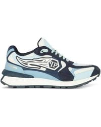 Philipp Plein Titan Edge Logo Runner Sneakers in Green for Men | Lyst UK