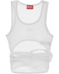 DIESEL Top in Grey | Lyst UK