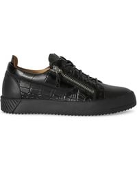Giuseppe Zanotti Frankie Zip Sneakers in Black for Men | Lyst UK