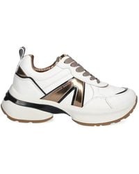 Alexander Smith Victoria Metallic Panelled Sneakers in Black | Lyst UK