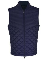 Greyson Camouflage-Pattern Quilted Jacket in Blue for Men | Lyst UK