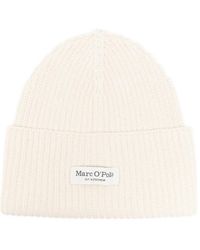 Marc O' Polo Logo-patch Scarf in Natural | Lyst UK