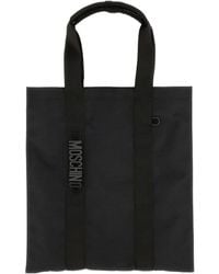 Moschino Logo Print Key Holder in White for Men | Lyst UK