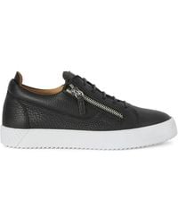 Giuseppe Zanotti Frankie Zip Sneakers in Black for Men | Lyst UK