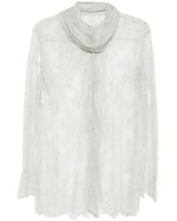 Alberta Ferretti Tops in White | Lyst UK