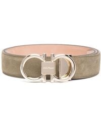 Ferragamo Horse Bit Buckle Belt in Brown for Men - Lyst