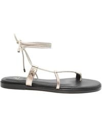 Patrizia Pepe Sandals in Brown | Lyst UK