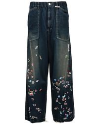 Maison Mihara Yasuhiro Jean Baker Stickers for Men | Lyst