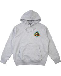 Palace Tri-Ripper Logo-Print Hoodie in Blue for Men | Lyst UK