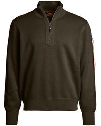 Parajumpers Basic Scoe Quarter-Zip High-Neck Sweater in Blue for Men ...