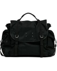 Maison Margiela Four-Stitch Logo Tote Bag in Metallic | Lyst UK