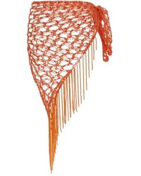 Agua Bendita Selma Dawn Pareo in Red | Lyst UK
