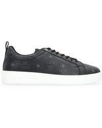 MCM Neo Terrain Lo Sneakers Visetos Monogram in White for Men | Lyst