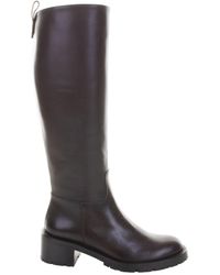 Guglielmo Rotta Dark Leather Ankle Boot With Rubber Sole in White | Lyst