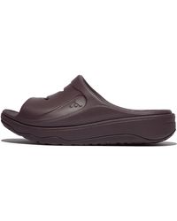 Fitflop Relieff Recovery Slides Eva in Red | Lyst UK