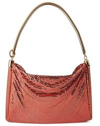 Rabanne Pixel Chainmail Shoulder Bag in Red | Lyst UK