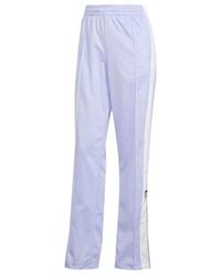 adidas Originals Closed Hem Fleece Joggers in Purple | Lyst UK