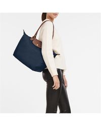 Longchamp Large Le Pliage Original Tote Bag in Brown | Lyst UK