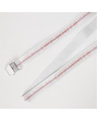 Off-White c/o Virgil Abloh Fabric Belt in White | Lyst UK