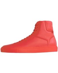 Red High-top sneakers for Men | Lyst