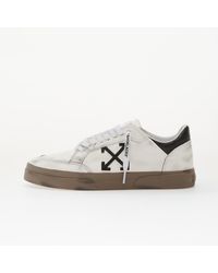 Off-White c/o Virgil Abloh Vulc Low Vintage Sneakers in Red for Men | Lyst