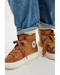 Converse Chuck Taylor All Star Elements Boots in Natural | Lyst
